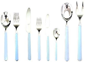 Mepra Mepra Fantasia K&uuml;chen-Set, 74-teilig, hellblaue Griffe, sp&uuml;lmaschinenfest, Besteck
