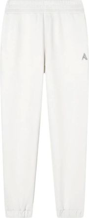 A|X Armani Exchange Femme, Pantalons, Blanc, Taille: 40 FR Pantaloni logo Strass Vita elasticizzata