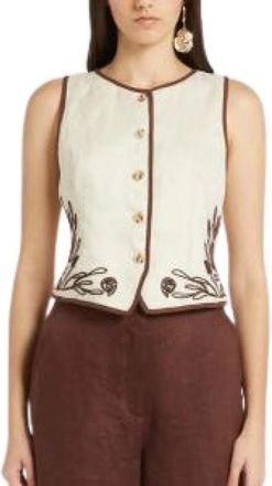 Marella Femme, Vestes, Beige, Taille: 38 FR Vestes