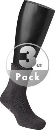 Hudson Herren Socken grau Mikrofaser/Funktion unifarben