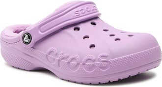 Crocs Pantoletten Crocs 9 Baby Lined Clog 205969-5Q5 Violett