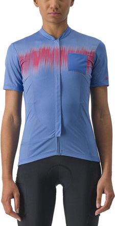 Castelli 4523046-447 Unlimited SENTIERO 2 Jersey T-Shirt Womens Mittelmeerblau M