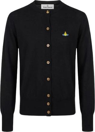 Vivienne Westwood Femme, Pulls, Noir, Taille: 38 FR Bea Cardigan
