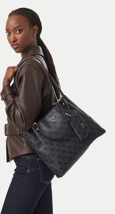 Guess Handtasche HWSG24 84230 Schwarz