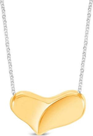 Dower & Hall collier en or jaune 18 ct à pendentif coeur vermeil