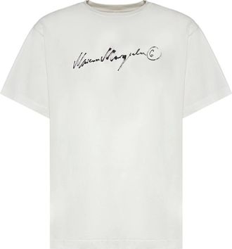 Maison Margiela Homme, Tops, Blanc, Taille: M T-Chemises