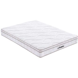 Vente-Unique Vente-unique - Matelas 160 x 200 cm ressorts 3 zones et m&eacute;moire de forme &eacute;p.20cm - wolkentanz de ysm&eacute;e