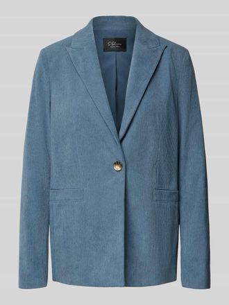 s.Oliver Black Label Regular Fit Longblazer mit Cordstruktur