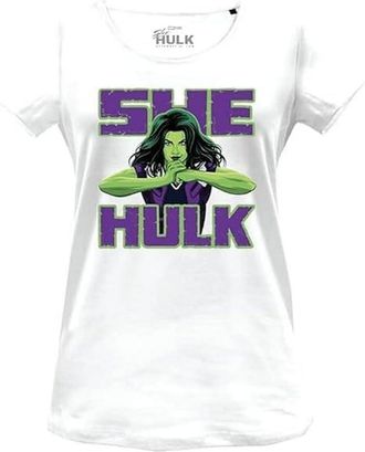 MARVEL Damen Woshehuts005 T-Shirt, Weiß, XX-Large