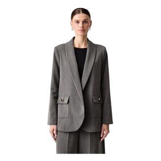 Fracomina Blazer - - Jackets - Damen - Grau - L