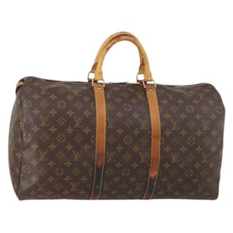 Louis Vuitton Pre-owned Canvas Weekender - - Pre-owned - Damen - Braun - ONE SIZE