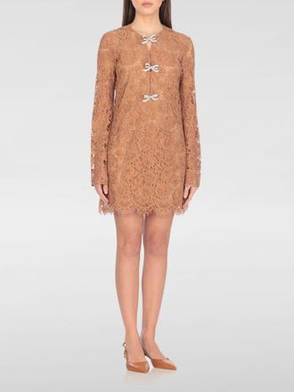 Self Portrait Kleid SELF-PORTRAIT Damen Farbe Beige