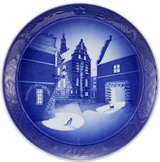 ROYAL COPENHAGEN 2022 Weihnachtsteller 17,8 cm, 18 x 2,4 cm
