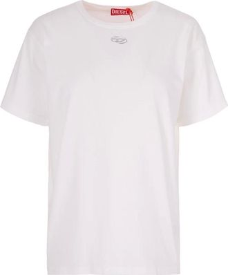 Diesel Femme, Tops, Blanc, Taille: 38 FR T-Normy OD S1