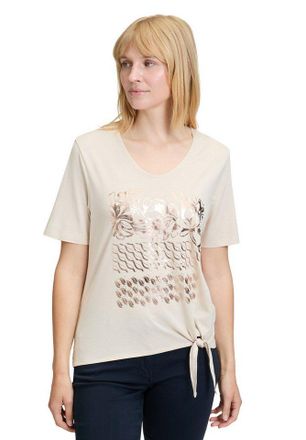 Betty Barclay Kurzarmshirt Damen mit Schleifenknoten (1-tlg)