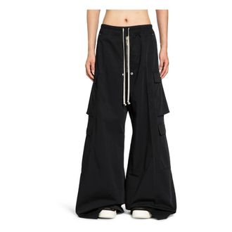Rick Owens Double Cargo Jumbo Belas - - Trousers - Herren - Schwarzk - S