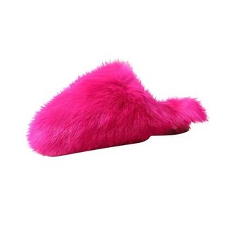Generic Pantoufles pelucheuses d&eacute;contract&eacute;es et confortables pour femme - Couleur unie - L&eacute;g&egrave;res - Antid&eacute;rapantes - Confortables - &Agrave; enfiler - Pour lint&eacute;rieur