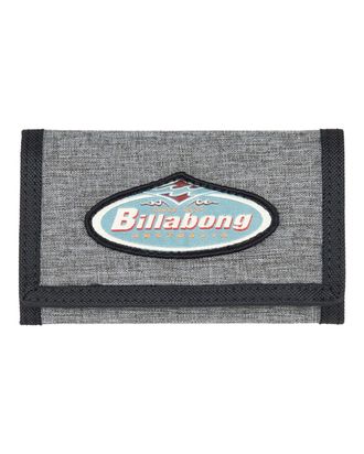 Billabong Tribong Patch - Tri-Fold Wallet for Men - Dreifach faltbares Portemonnaie - M&auml;nner - One Size - Grau