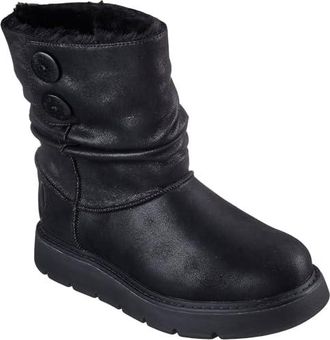 Skechers Keepsakes Lite Freezing Low Textile Bottines dhiver pour femme Noir, Noir, 38 EU