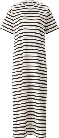 Jil Sander Femme, Robes, Multicolore, Taille: 42 FR Striped Jersey Maxi Dress