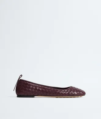 Bottega Veneta Ballerines Charlotte - Bordeaux - Femme - 37.5