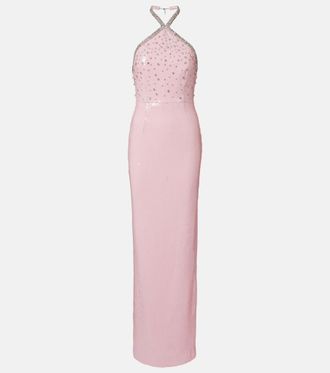 Rebecca Vallance Robe longue Lydia à sequins