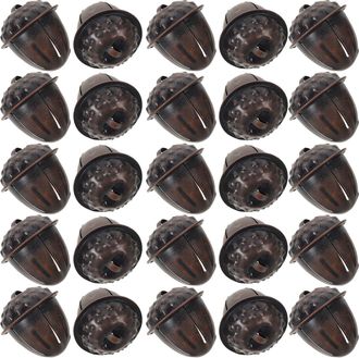 Artibetter 25st&uuml;cke Glocken Bastelset Metall Eichel Glocken f&uuml;r DIY Weihnachtsdekoration H&auml;ngeglocke Vintage-Hochzeit-Geschenke Dekoration f&uuml;r Bastelarbeiten