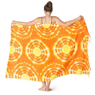 Panasiam Sarong sunrise, orange, XL