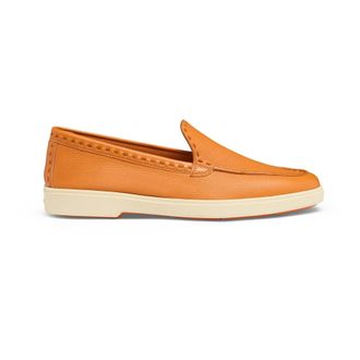 Santoni Loafer mit runder Spitze - - Shoes - Damen - Orange - 38 EU