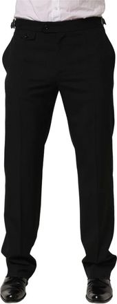 Dolce & Gabbana Homme, Pantalons, Noir, Taille: M Pantalon de ville