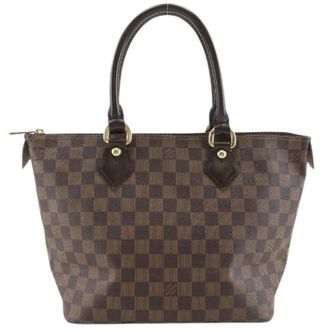 Louis Vuitton Sac &agrave; main Saleya PM Damier Pre-owned - Femme - Pre-owned - Brun - Taille: ONE Size