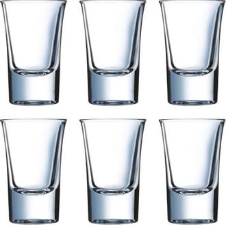 Luminarc Spirit Bar Set mit 6 hohen Gl&auml;sern, Glas, 3,4 cl, geeignet f&uuml;r den K&uuml;hlschrank, Nicht mikrowellengeeignet, recycelbar