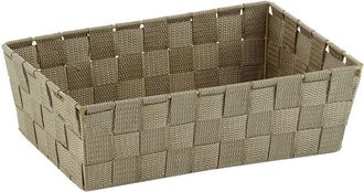 KELA Kela Alvaro Korb, Kunststoff, Taupe, 29,5 x 20,5 x 8,5 cm