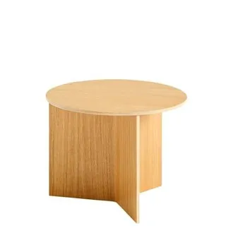 HAY Table dappoint Slit - Bois naturel - Placage de chêne - Designer Hay Studio