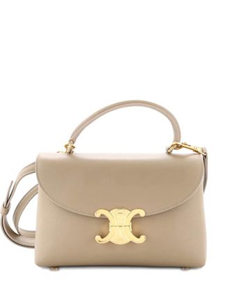 Celine Nino Top Handle Bag Leather Teen satchel - Tons neutres
