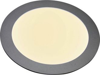 Heitronic 27636 plafonnier, aluminium, integrated, argent