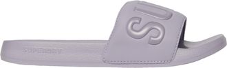 Superdry Damen CORE Pool Slide Sandal, Eislila, 38 EU