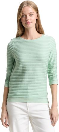 Tom Tailor Sweatshirt mit Raffarm & Streifenmuster