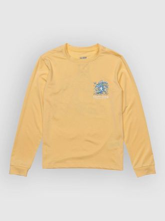 Salty Crew Surf Shark Sunshirt Kids Lycra &agrave; longues manches orange