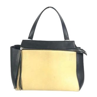 Celine Sac &agrave; main en cuir Pre-owned - Femme - Pre-owned - Beige - Taille: ONE Size