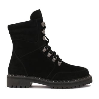 Kazar Schwarze Wildlederstiefel mit hohem Schaft - - Shoes - Damen - Schwarzk - 36 EU