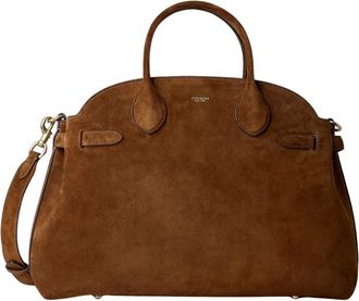 Coach Femme, Sacs, Brun, Taille: ONE Size Soft Empire Carryall Handbag 40