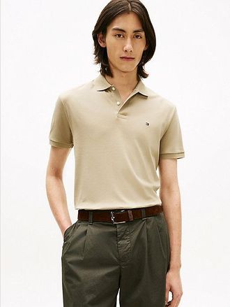 Tommy Hilfiger Polo coupe standard &agrave; drapeau brod&eacute;