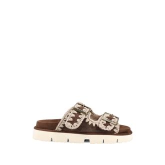 Mou Femme, Chaussures, Brun, Taille: 37 EU Sandales &agrave; Boucle Crochet&eacute;es