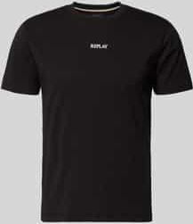 Replay Regular Fit T-Shirt mit Logo-Print