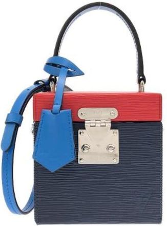 Louis Vuitton Sac Bleecker en cuir pr&eacute;-poss&eacute;d&eacute; - Femme - Pre-owned - Bleu - Taille: ONE Size