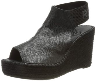 Replay Damen Keilabsatzschuhe Offen, Silber (Platin 045), 40