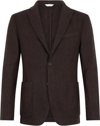 Boglioli Homme, Vestes, Brun, Taille: 2XL Veste Stretch en Laine
