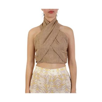 Marella Sleeveless Top - - Tops - Damen - Beige - S