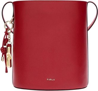 Furla Femme, Sacs, Rouge, Taille: ONE Size Roxie S Bucket Bag